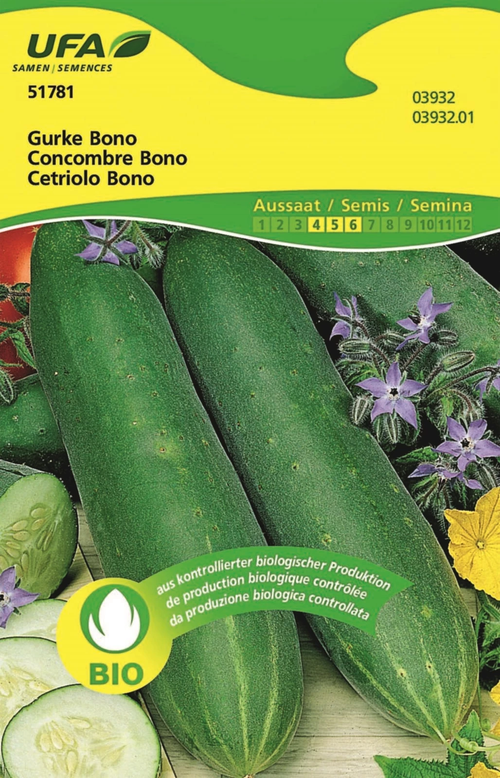Concombre bono BIO-B UFA Acheter - Petites graines - LANDI