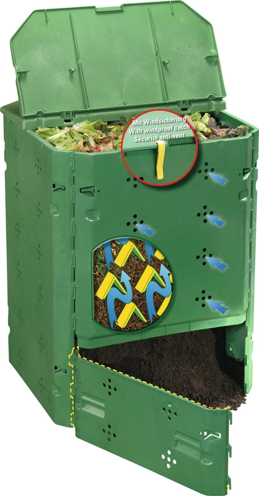 Silo à compost Bio 600 l Acheter - Compostage - LANDI