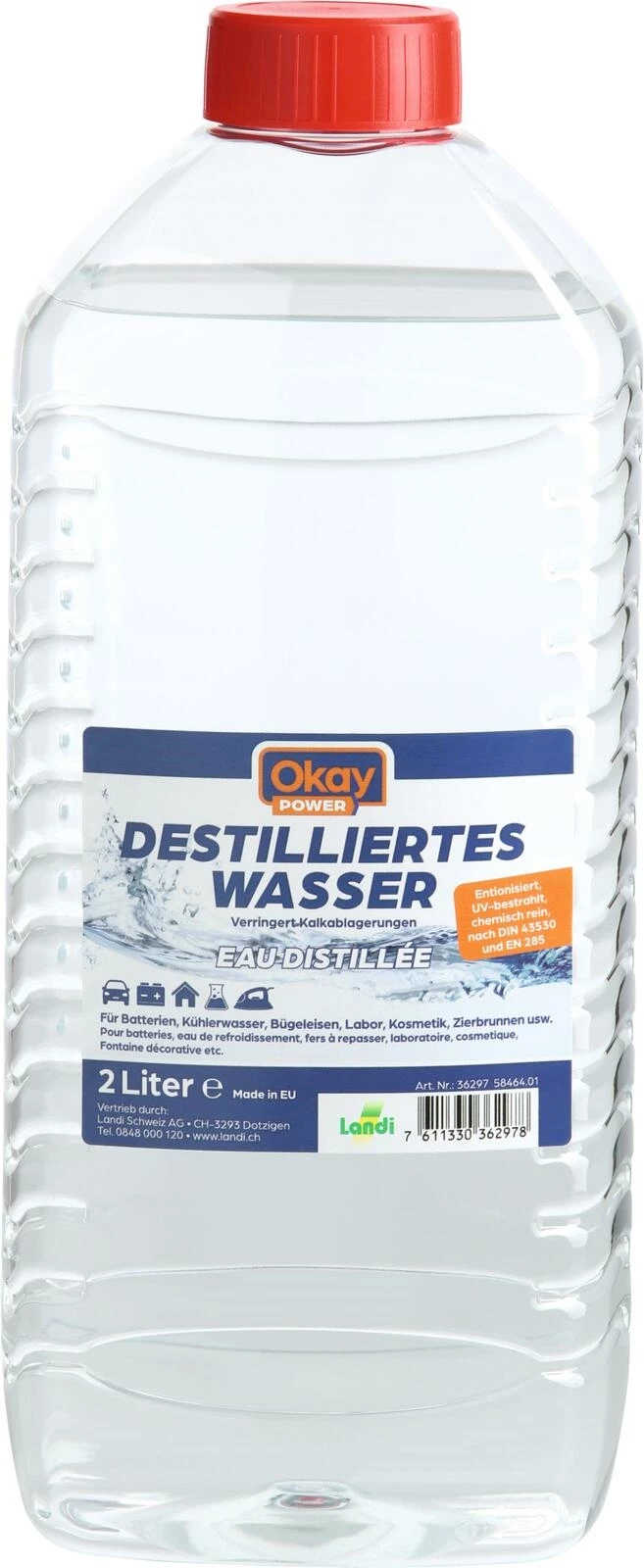 Destilliertes Wasser 2 l kaufen - Auto Zubehör - LANDI