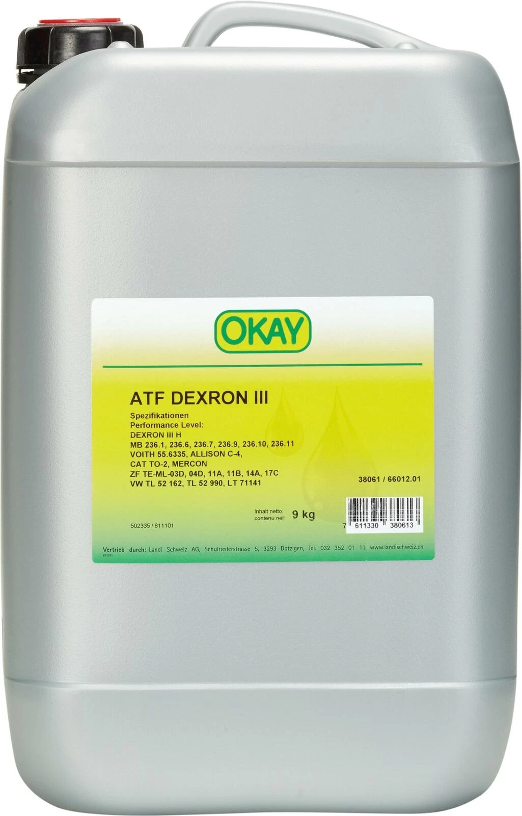 ATF Dexron III Okay 9 kg Acheter - Graisses / Lubrifiants - LANDI