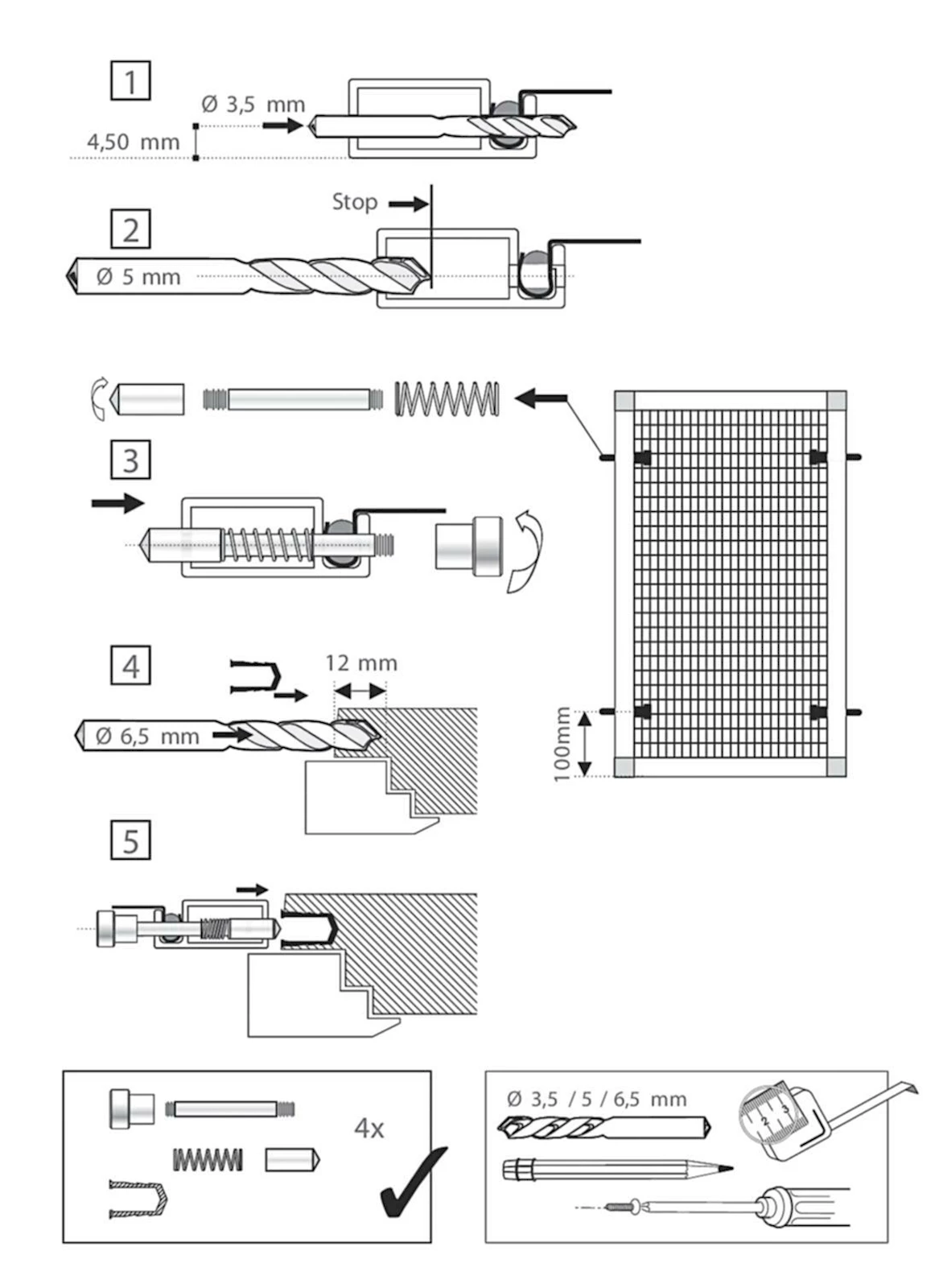 Federstift Montageset kaufen - Schädlingsbekämpfung Haushalt - LANDI