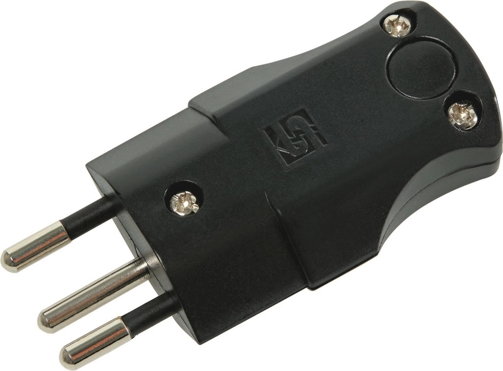 Stecker Winkel T12 II schwarz kaufen - Elektromaterial - LANDI