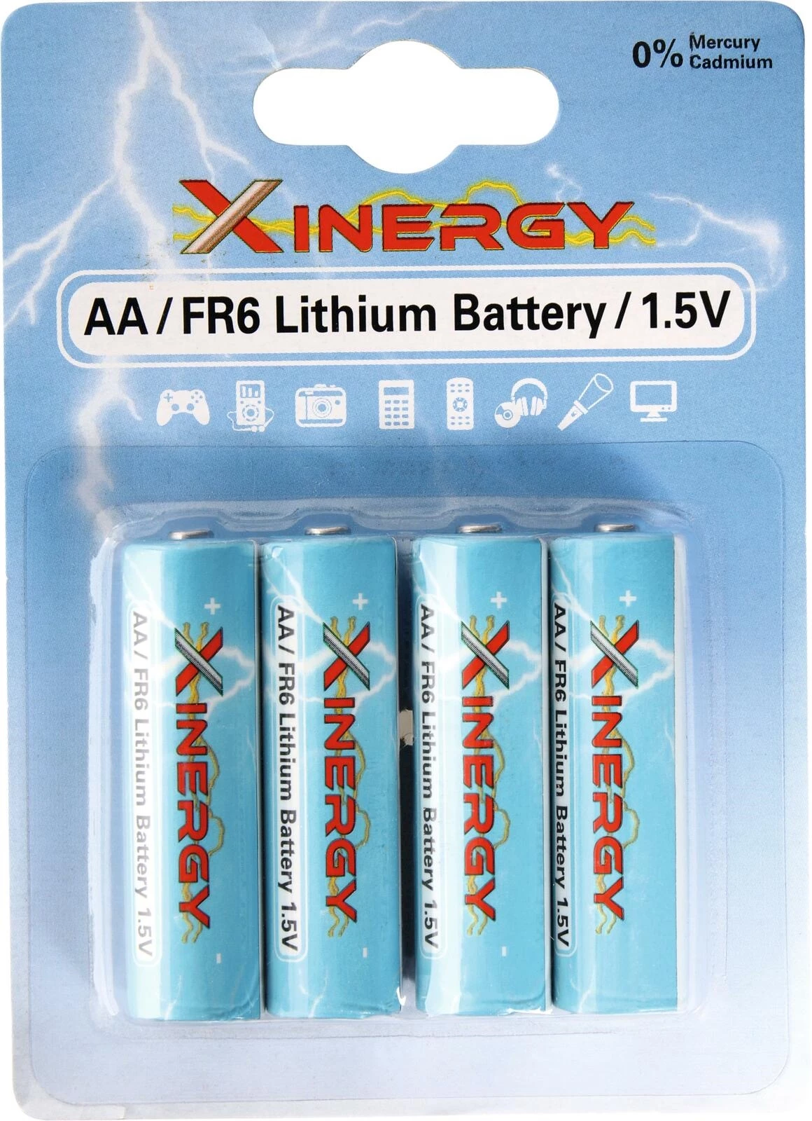 Pile FR6 AA Lithium 4 pcs. Acheter - Batteries - LANDI