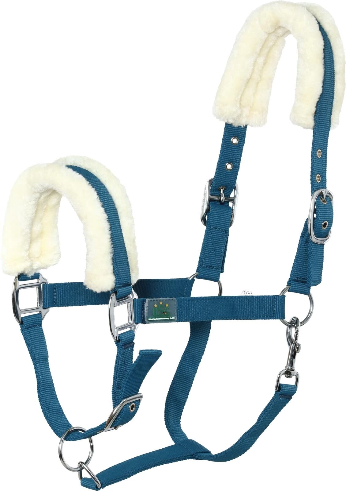 Halfter mit Fell petrol kaufen - Pferdezubehör - LANDI