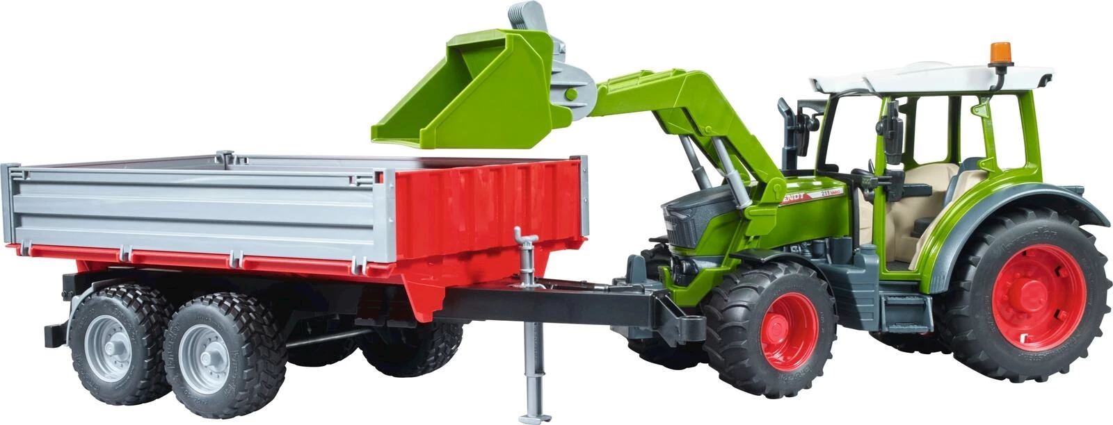 Traktor mit Anhänger und Frontschaufel kaufen - Kinderspielzeug Indoor ...