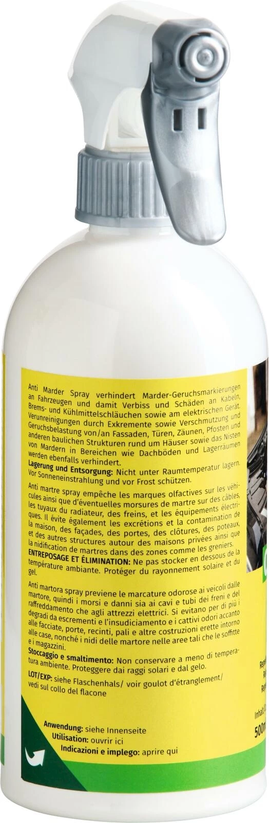 Spray anti-fouines Capito 500ml Acheter - Lutte contre les parasites du ...